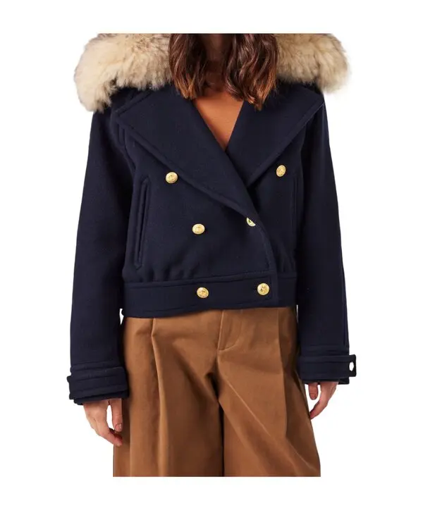 Chloé Cropped Wool Coat