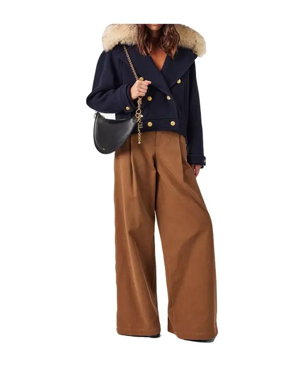 Chloé Cropped Wool Coat