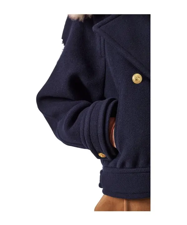 Chloé Cropped Wool Coat