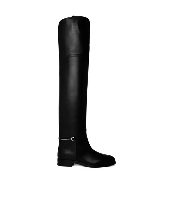 Gucci Over The Knee Boots With Horsebit Detail