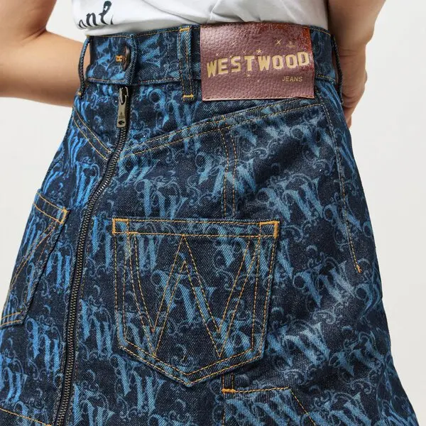 VIVIENNE WESTWOOD Asymmetrical Midi Skirt
