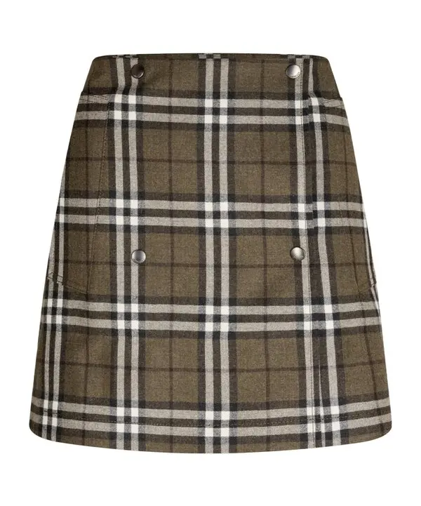 Burberry Plaid Mini Skirt