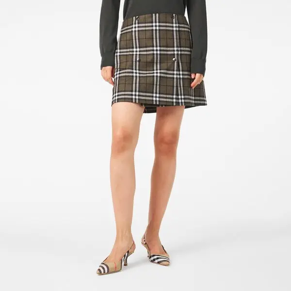 Burberry Plaid Mini Skirt