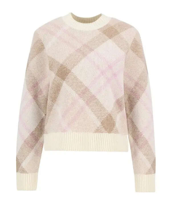 Barbour Long-sleeved Crew Neck Pullover - Nude