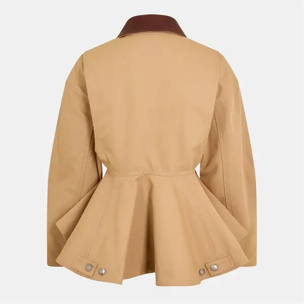 Alexander McQueen Oversized Peplum Jacket