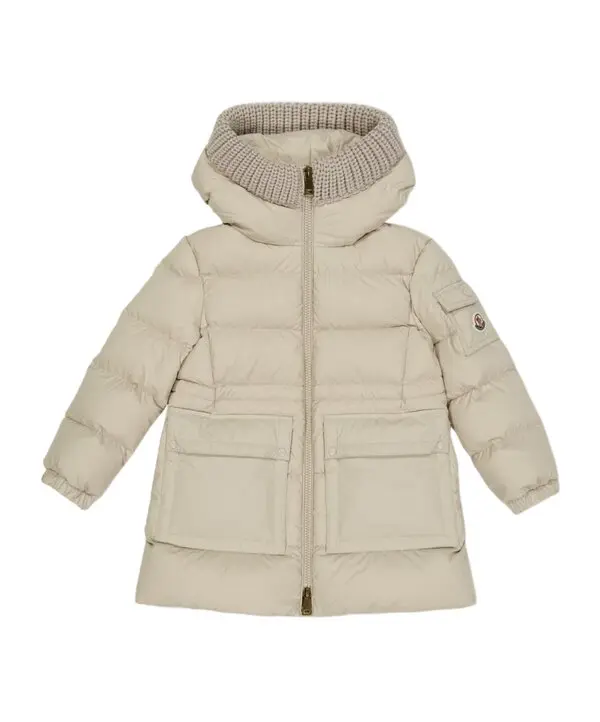 Moncler Logo Hooded Down Jacket