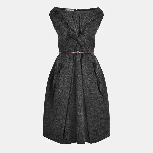 Prada Sleeveless Wool Dress