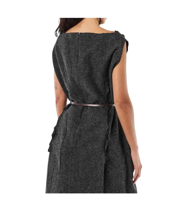 Prada Sleeveless Wool Dress