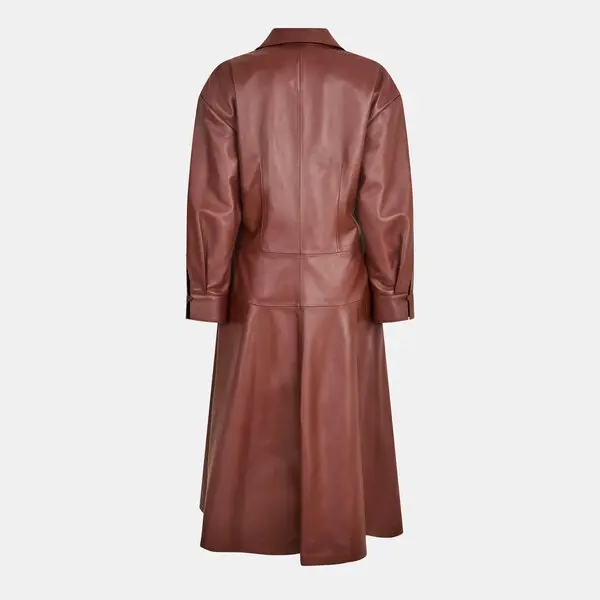 Fendi Leather Shirt Dress
