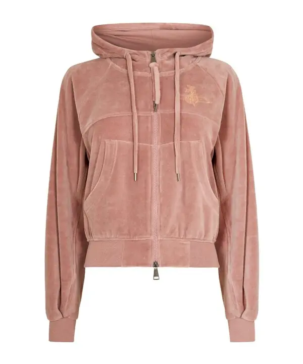 VIVIENNE WESTWOOD Zippered Hooded Sweatshirt