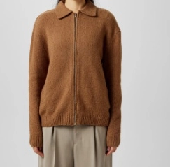 AYA MUSE Knitted Zip-up Jacket