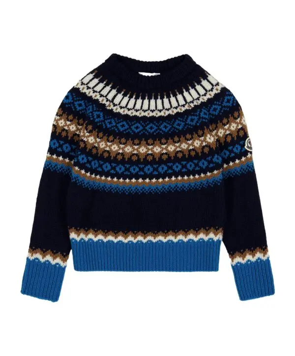 Moncler Fair Isle Knit Sweater