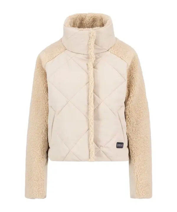 Barbour Quilted Jacket With Funnel Neck