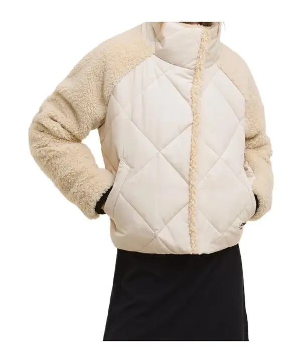 Barbour Quilted Jacket With Funnel Neck