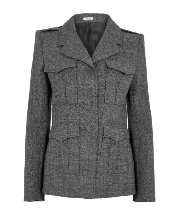 Alexander McQueen Slim-fit Epaulette Jacket