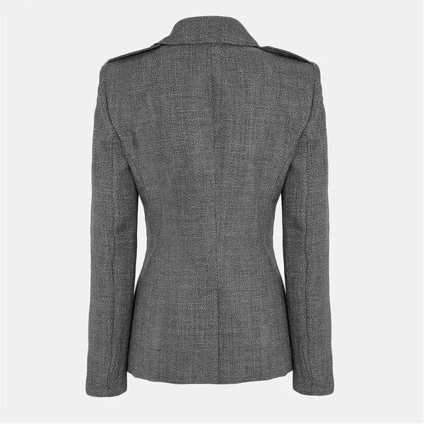Alexander McQueen Slim-fit Epaulette Jacket