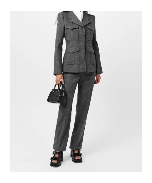 Alexander McQueen Slim-fit Epaulette Jacket