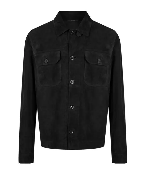 TOM FORD Western Suede Overshirt