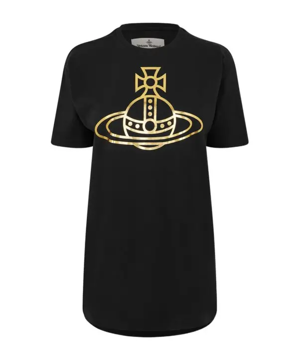 VIVIENNE WESTWOOD T-shirt - Blk/gld