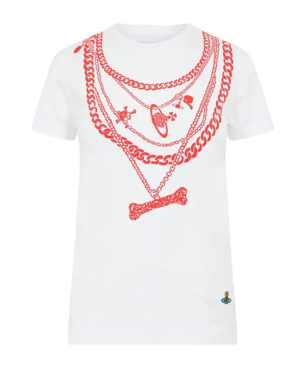 VIVIENNE WESTWOOD Regular Fit T-shirt - White