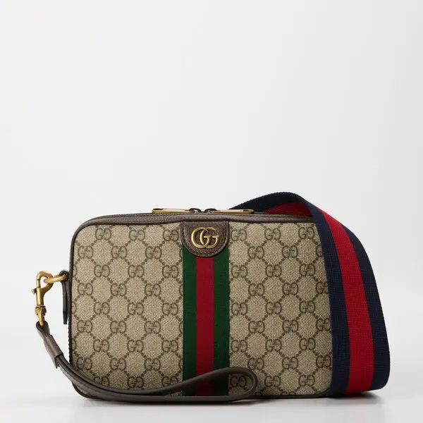 Gucci Gg Supreme Canvas Camera Bag