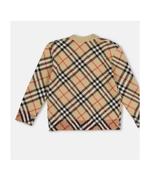 Burberry Beige Minimalist Fashion Knitwear
