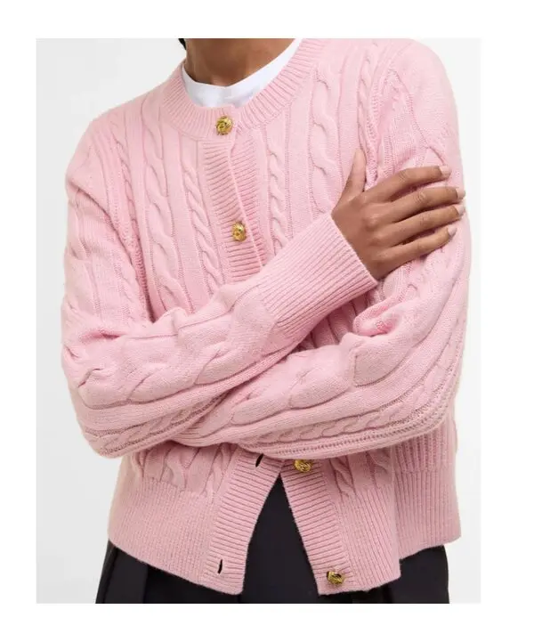 Barbour Long-sleeved Knitted Cardigan