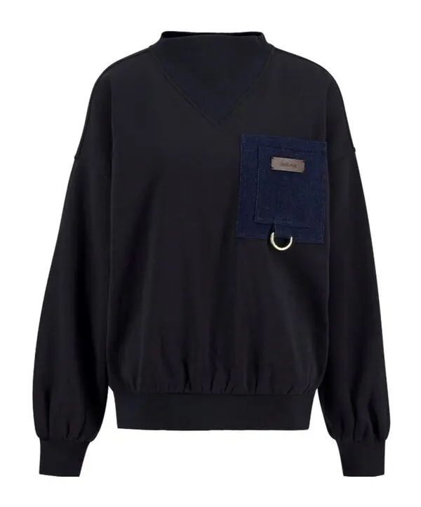 Barbour Long-sleeved Crew Neck Sweatshirt With Pocket Detail