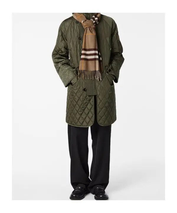 Burberry Plaid Pattern Scarf - Brown