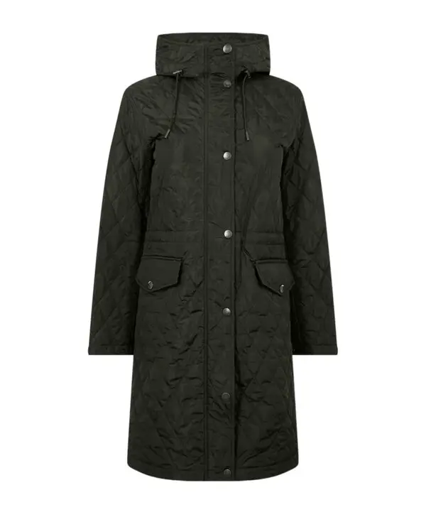 Burberry Hooded Quilted Down Jacket