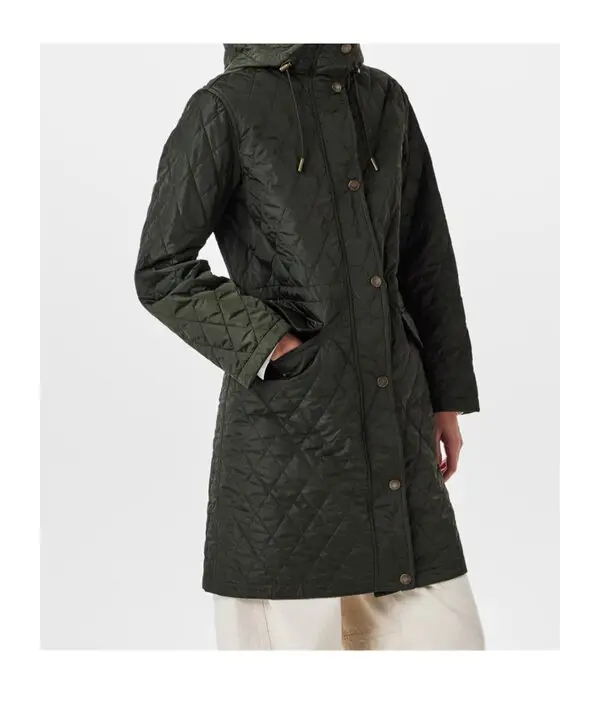Burberry Hooded Quilted Down Jacket
