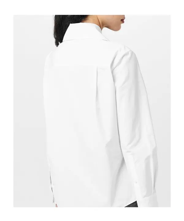Alexander McQueen Versatile Fashion Solid Color Shirt
