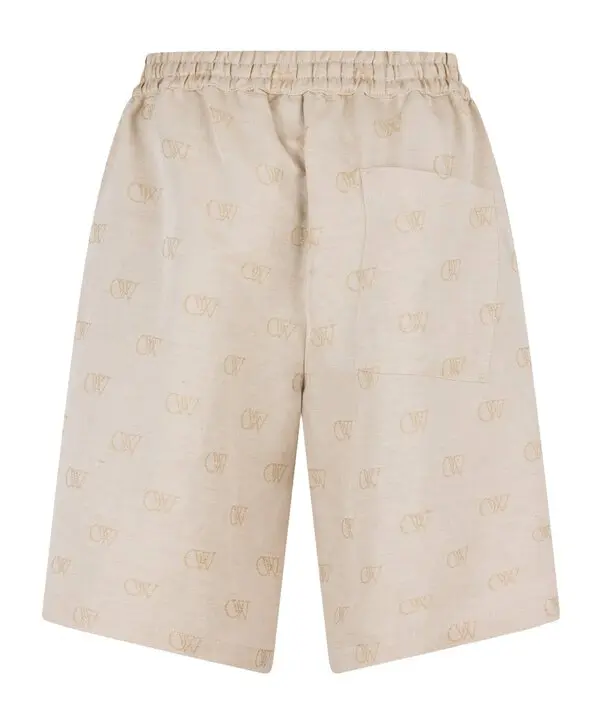 Off-White Wide-leg Culotte Shorts