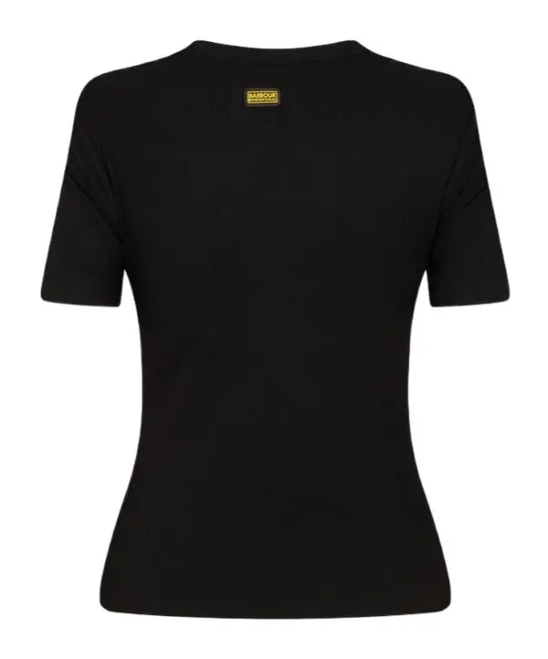 Barbour Short Sleeve Cutout Neck T-shirt