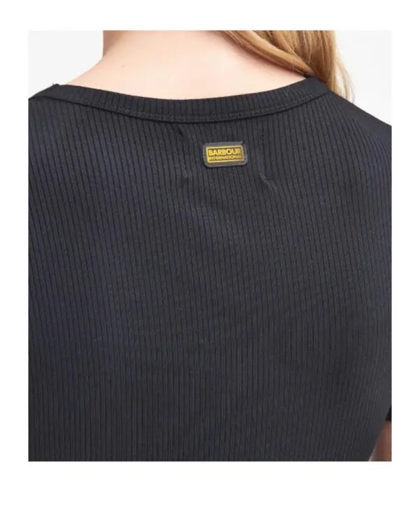 Barbour Short Sleeve Cutout Neck T-shirt