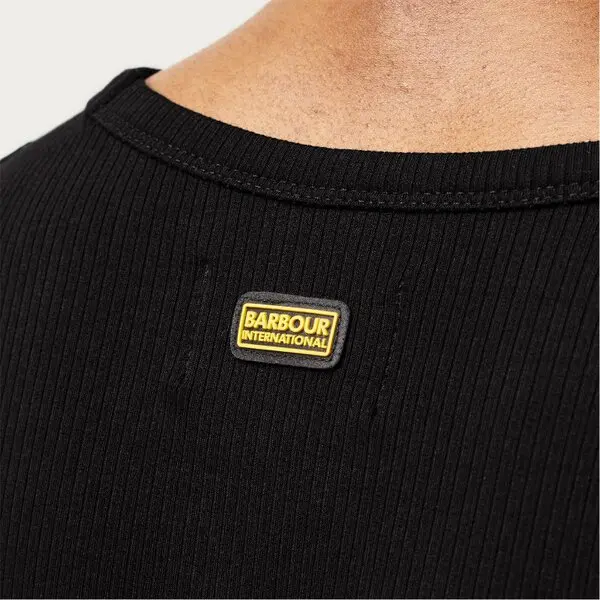 Barbour Short Sleeve Cutout Neck T-shirt