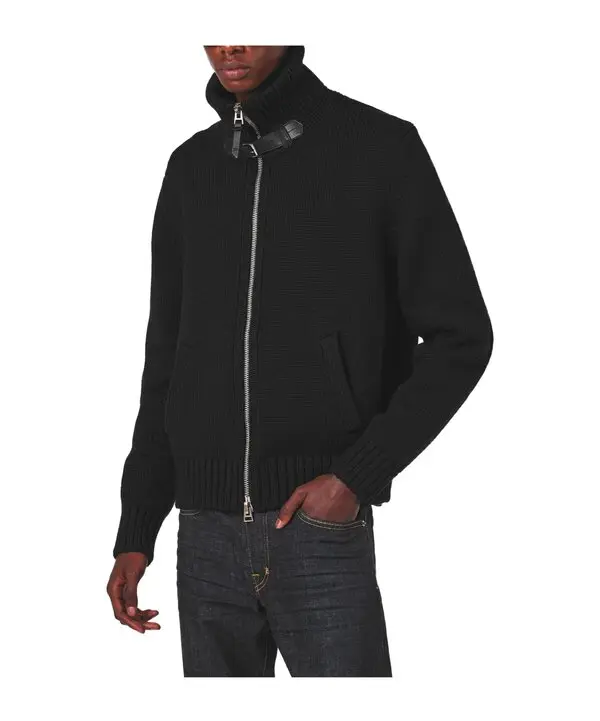 TOM FORD Wool Zipper Shirt