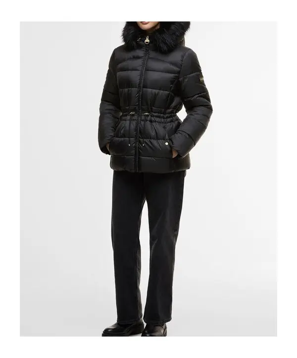 Barbour Long-sleeved Puffer Jacket With Drawstring Waist