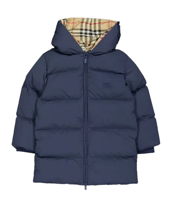 Burberry Quilted Zip-up Hooded Jacket