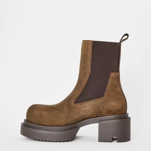 Rick Owens Elastic Side Chelsea Boots