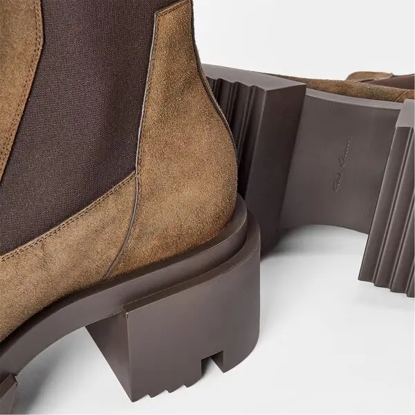 Rick Owens Elastic Side Chelsea Boots