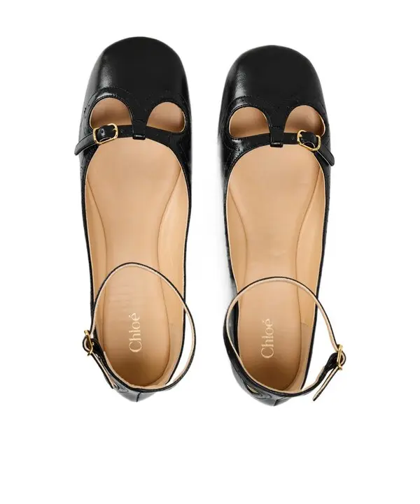 Chloé Leather Misty Ballerina Flats