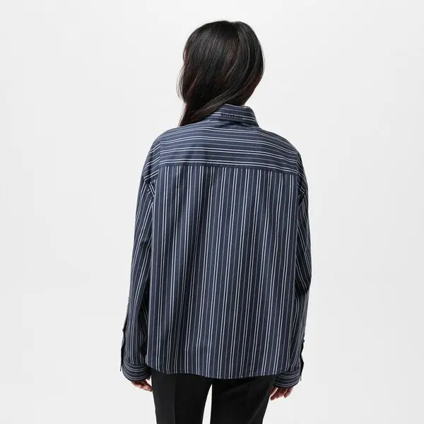 Balenciaga Striped Solid Color Shirt