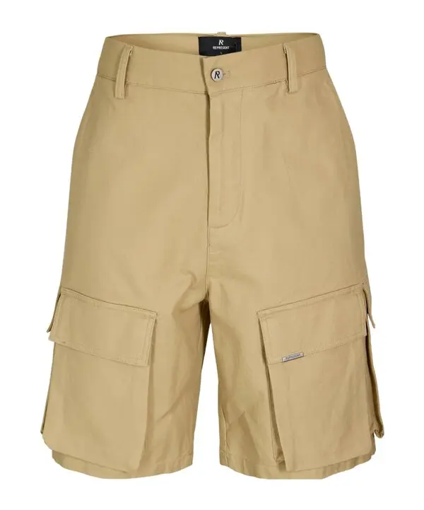 REPRESENT High-waisted Cargo Knee-length Shorts