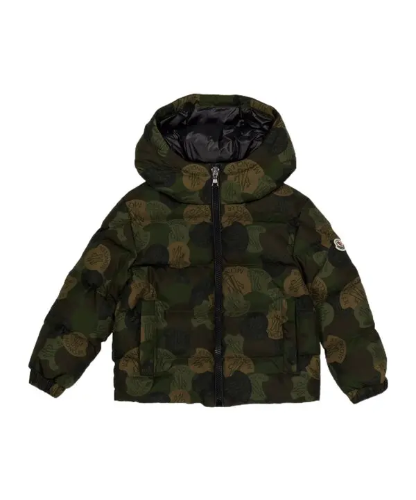 Moncler Logo Patch Down Jacket
