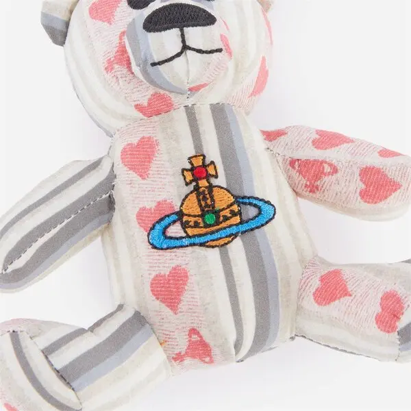 VIVIENNE WESTWOOD Teddy Bear Keychain With Orb Detailing
