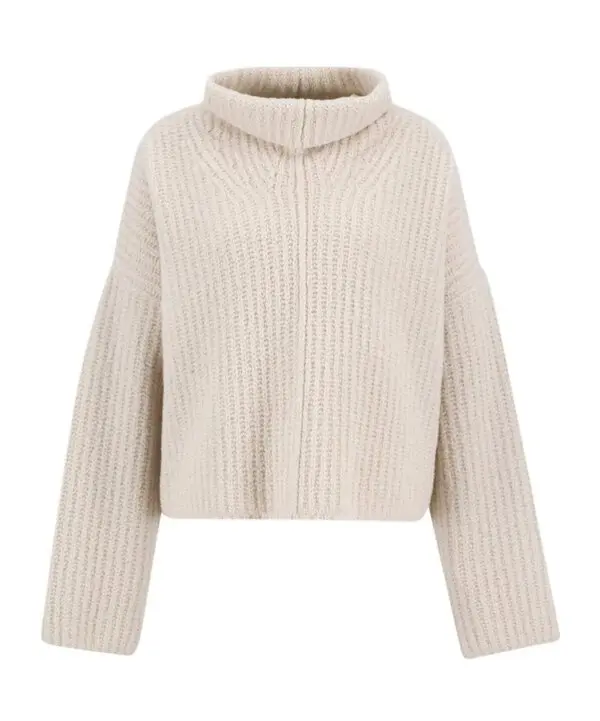 Barbour Long-sleeved Turtleneck Sweater - Nude
