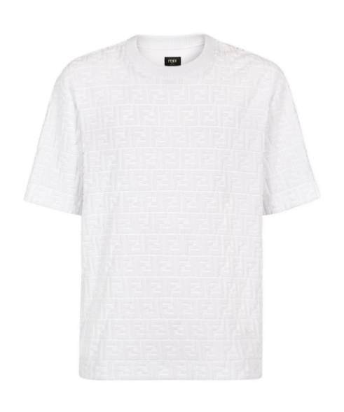 Fendi Ff Terry Crewneck T-shirt