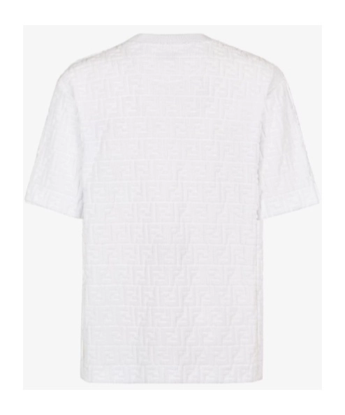 Fendi Ff Terry Crewneck T-shirt