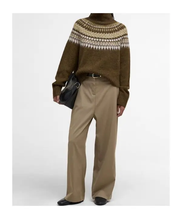 Barbour Lorrie Fair Isle Roll-neck Jumper